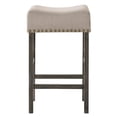 Tan and Weathered Grey Counter Height Stools Set of 2 - Walmart.com