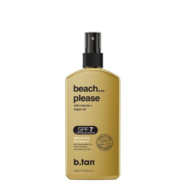 b.tan Tanned AF Body Tanning Oil - Walmart.com