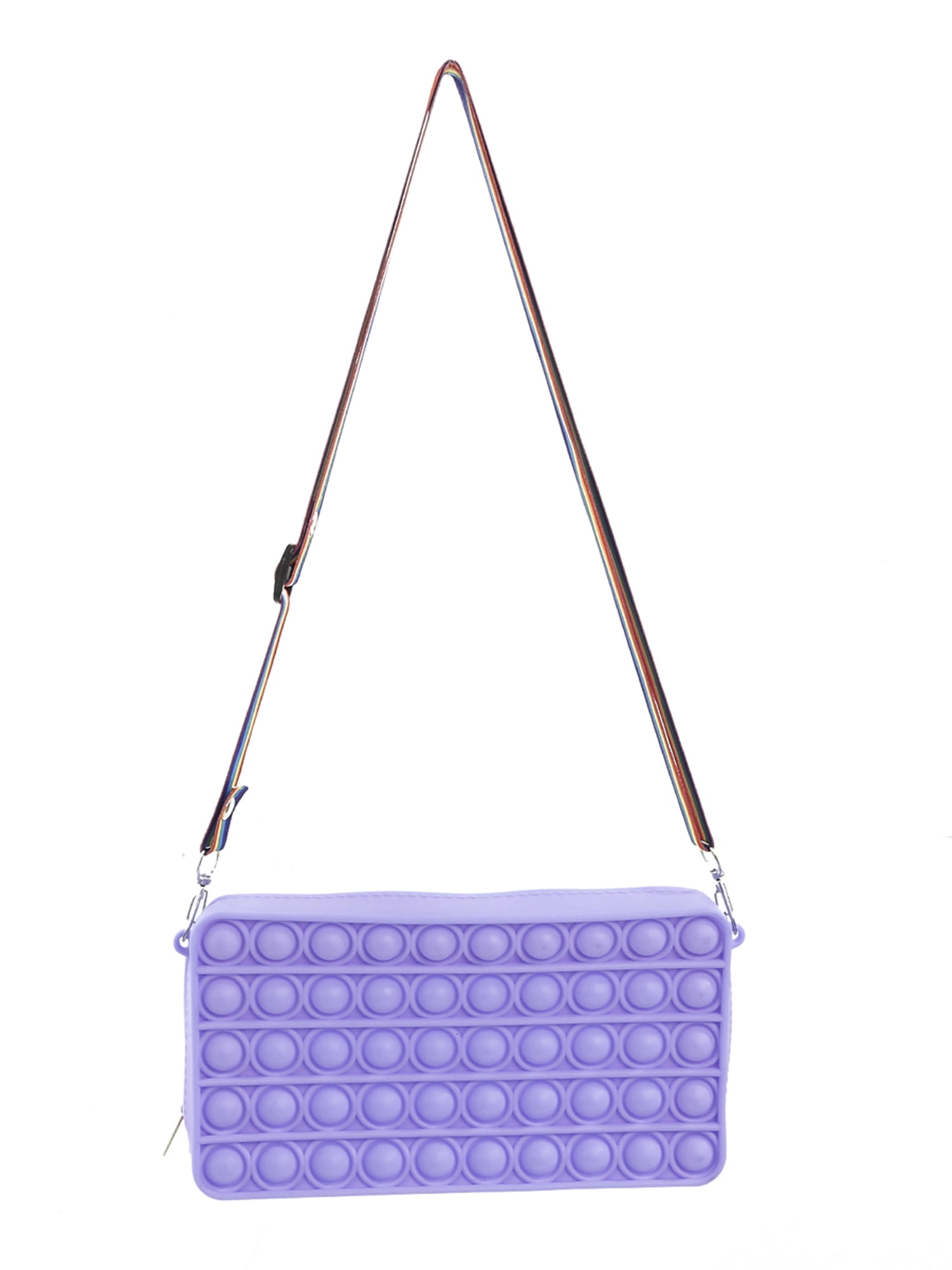 Fidget Pop It Shoulder Crossbody Bag Colorful Pops Purse Wallet for ...