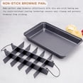 Brownie Pan Non- with Dividers, Brownie , Brownie Trays,18 Pre-slice ...