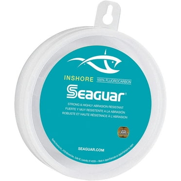 Seaguar AbrazX 100% Fluorocarbon Fishing Line 20lbs, 200yds Break Strength/Length - 20AX200 ...