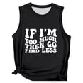 ChoXxx Women's Low Cut Sleeveless Crop Off Shoulder Casual Tank Black ...