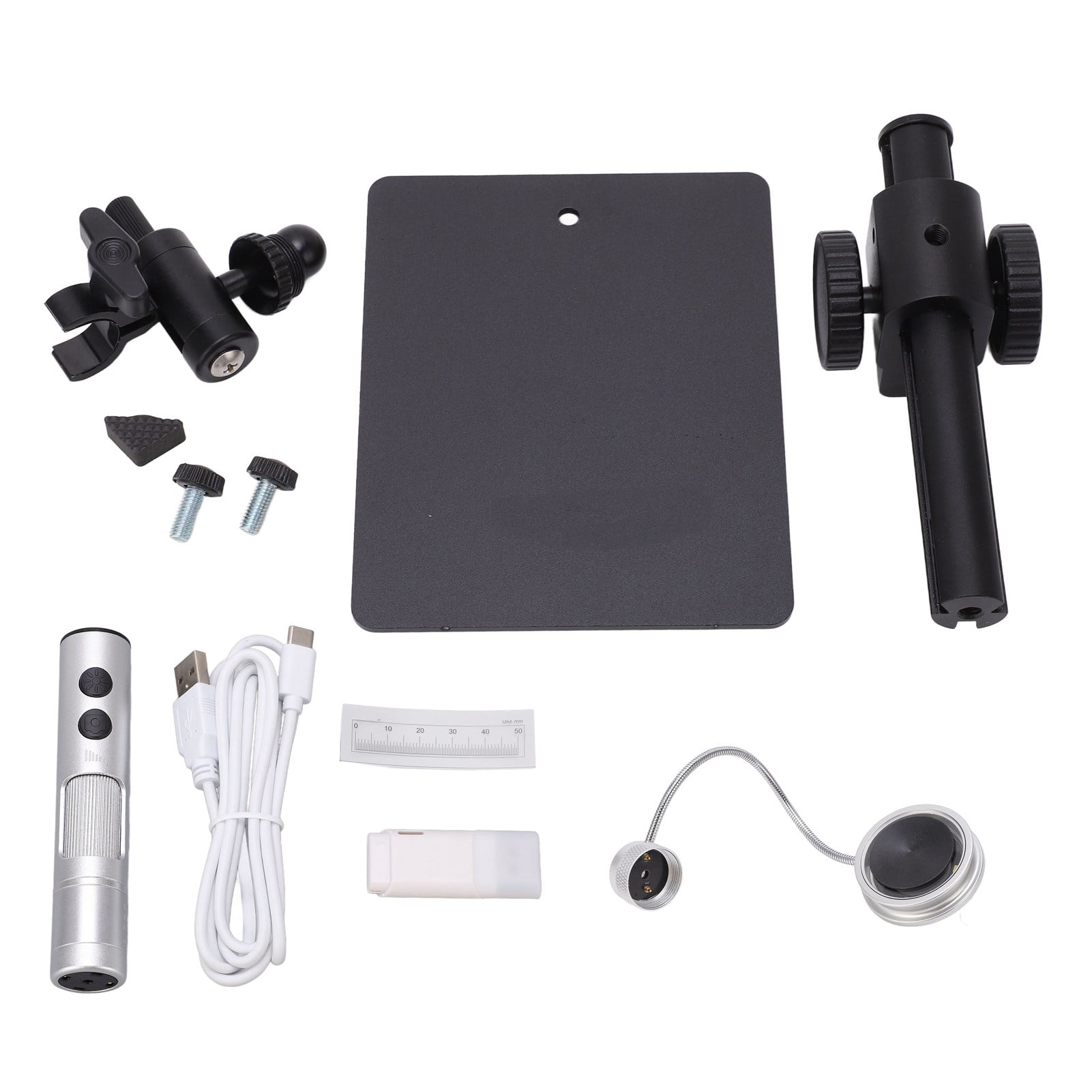Digital Microscope Set with Dark Field Light Source Data Cable USB ...