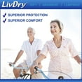 LivDry Unisex Incontinence Booster Pads | Extra Absorbent Passthrough ...