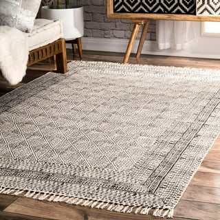 Nourison Nordic Shag Scandinavian Tribal Ivory Area Rug - Walmart.com