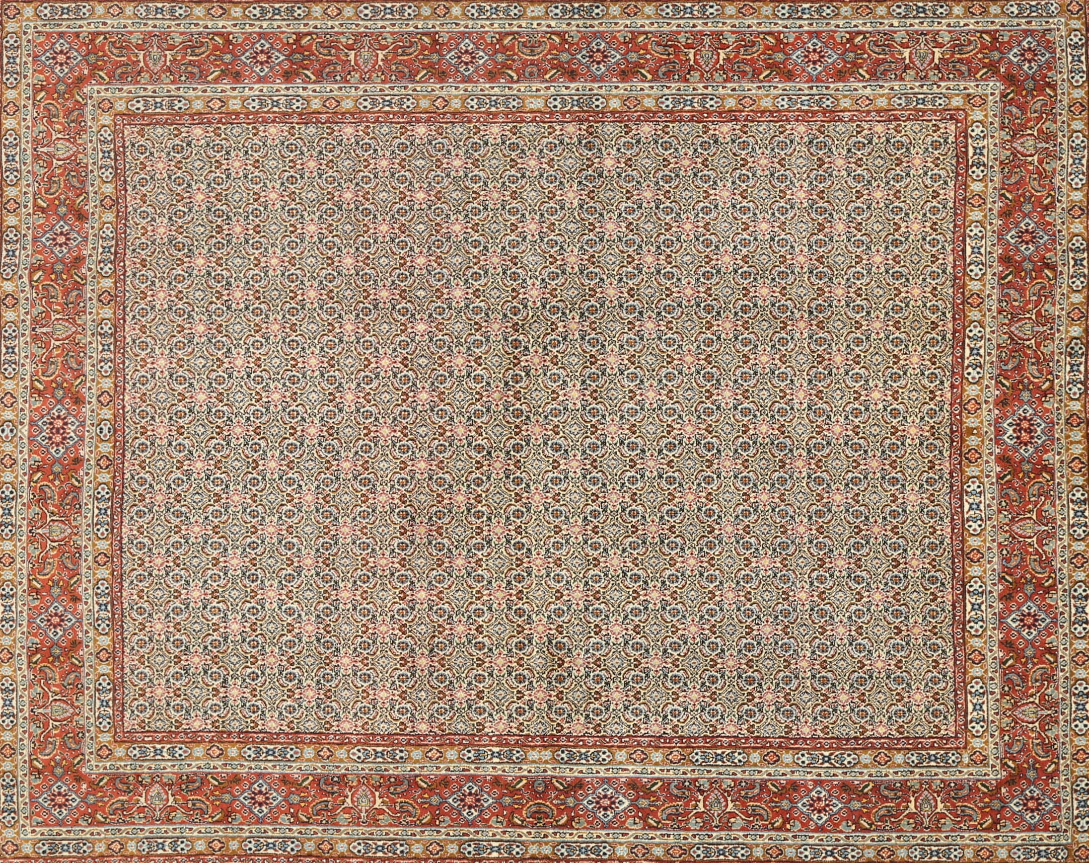 Ahgly Company Indoor Rectangle Traditional Sienna Brown Persian Area ...