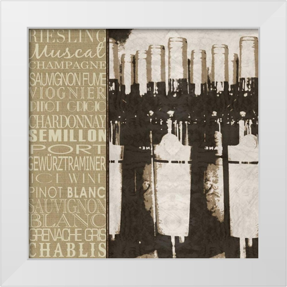 Wolk, Lisa 12x12 White Modern Wood Framed Museum Art Print Titled ...