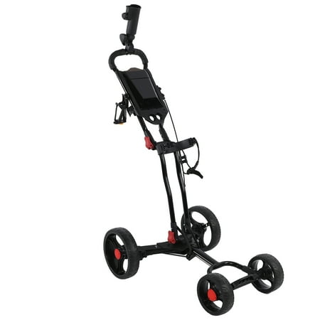 Folding Pull Cart, Pull Cart Storage Cart For Small Sports Accessories ...