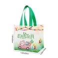 BVEBJDX Easter Non Woven Handbag Easter Egg Party Reusable Non Woven ...