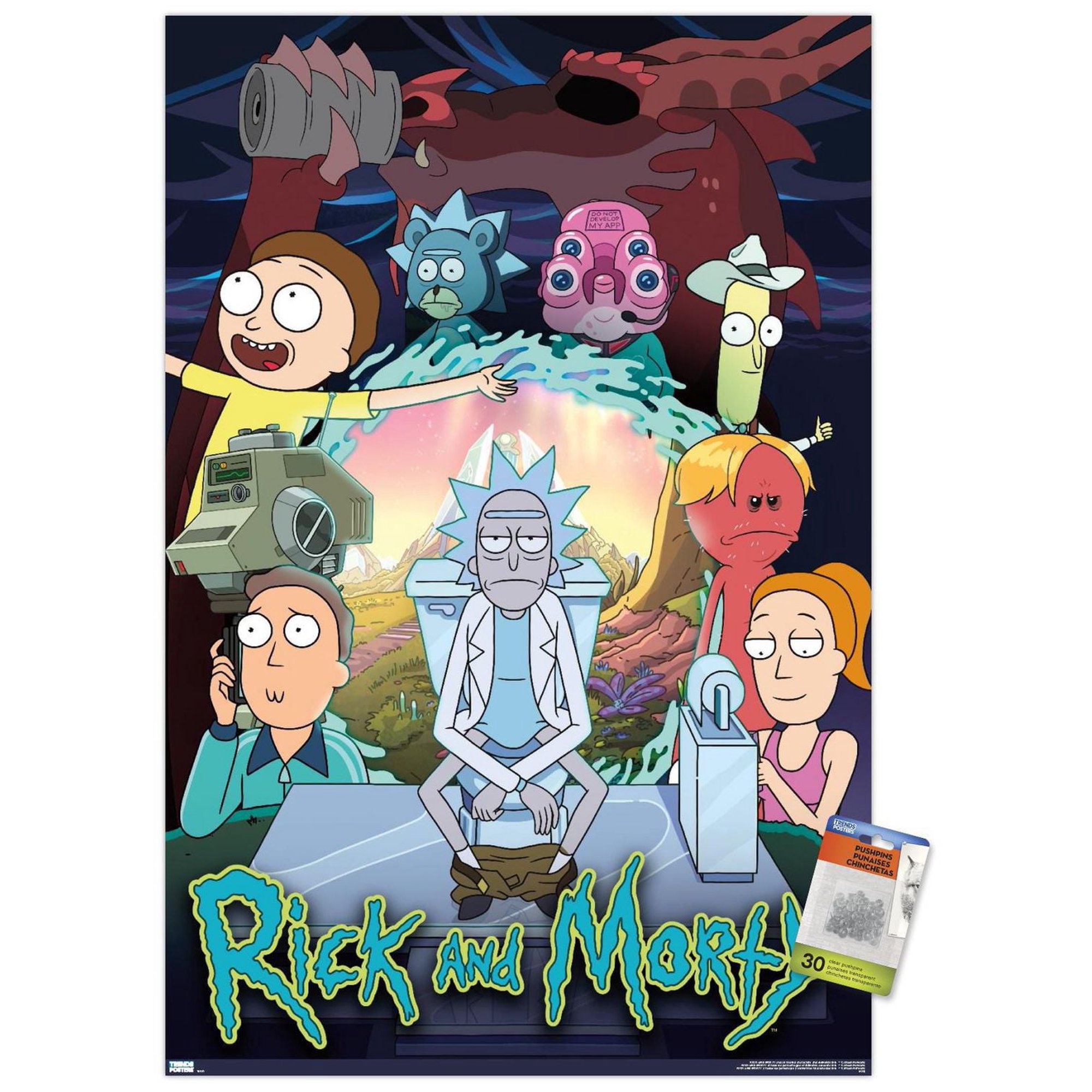 Click here for Trends International Rick And Morty - Season 4 Gro... prices