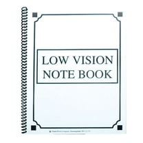 Spiral Low Vision Notebook with Large Thick Lines - Walmart.com