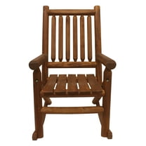 Leigh Country TX 93615 Char-Log Adult Wood Outdoor Rocker with Star ...