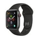Restored Watch Series 4 40mm Space Gray Aluminum Case Black Sport Band GPS + Cellular MTUG2LL/A ...