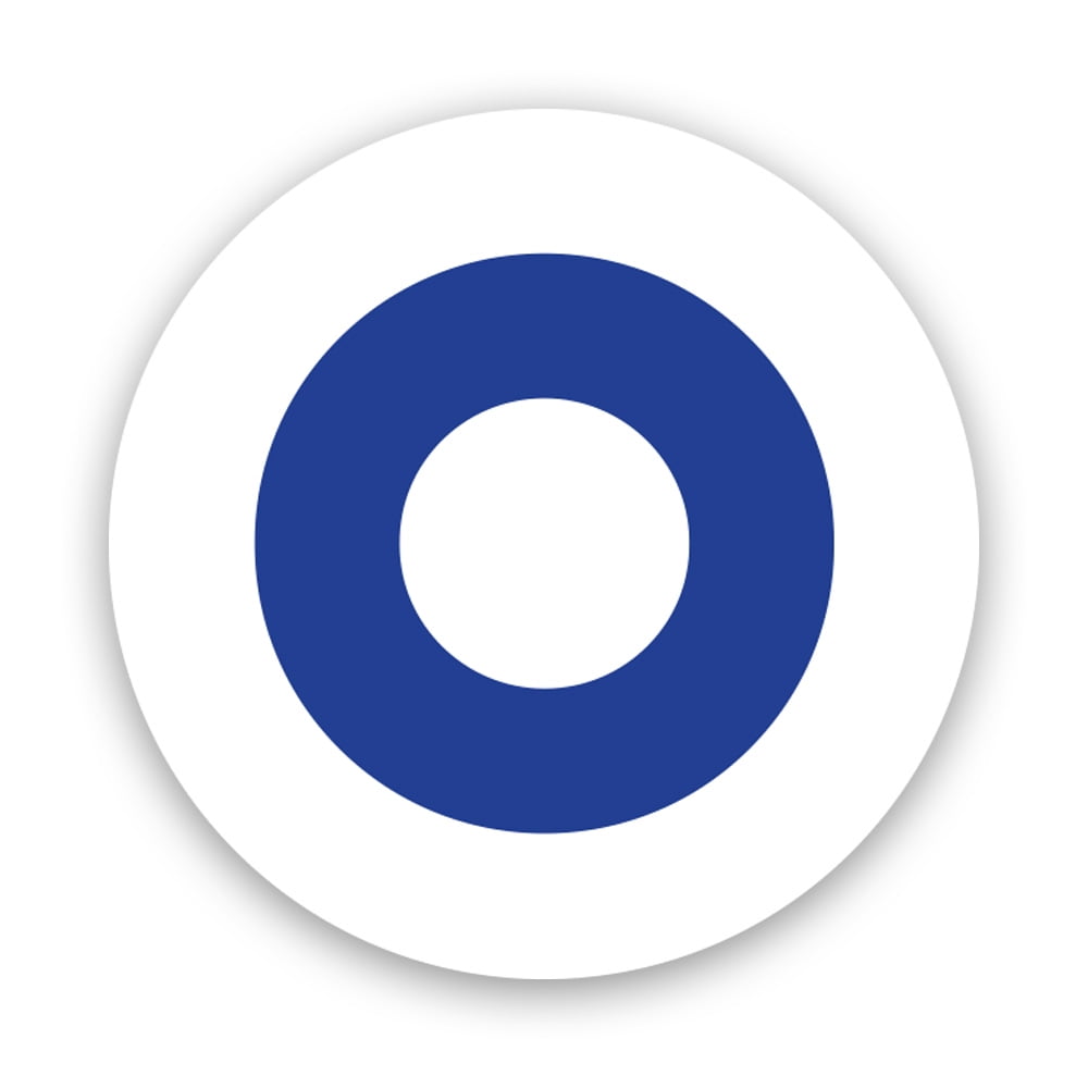 Finnish Air Force Roundel Sticker Decal - Self Adhesive Vinyl ...