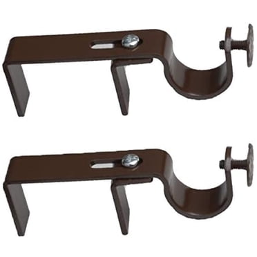 XL NoNo Bracket - Inside Mounted Faux Wood Blinds Curtain Rod Bracket ...