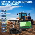 Cluzine 7" Tractor GPS Navigator - High Precision GNSS Auto-Steering ...