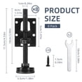 12 Pack Matte Black Heavy Duty Adjustable Leveling Feet For Workbench ...