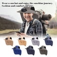 BRANROY Unisex Solar Fan Hat Outdoor - UPF 50+ Wide Brim Sun Hat, Fan ...