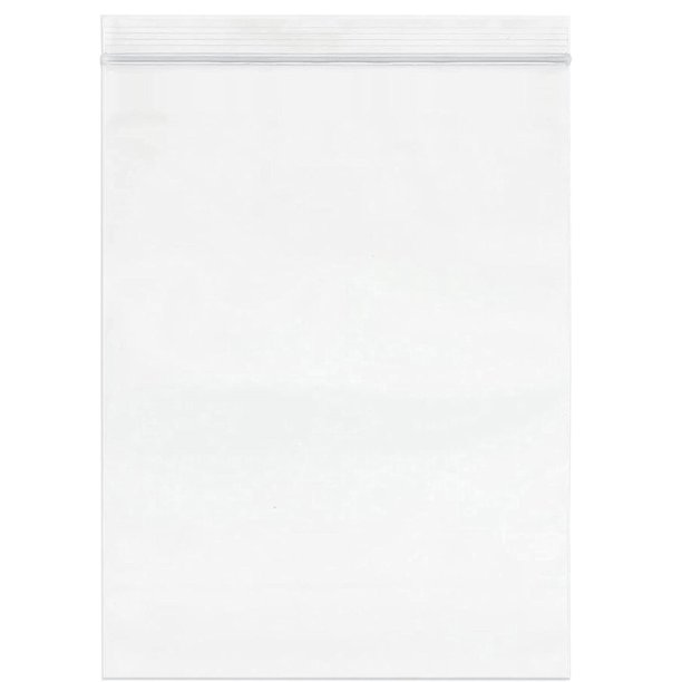 ProLine - 10" X 13” - 2 Mil Clear Plastic Reclosable Zip Poly Bags with ...