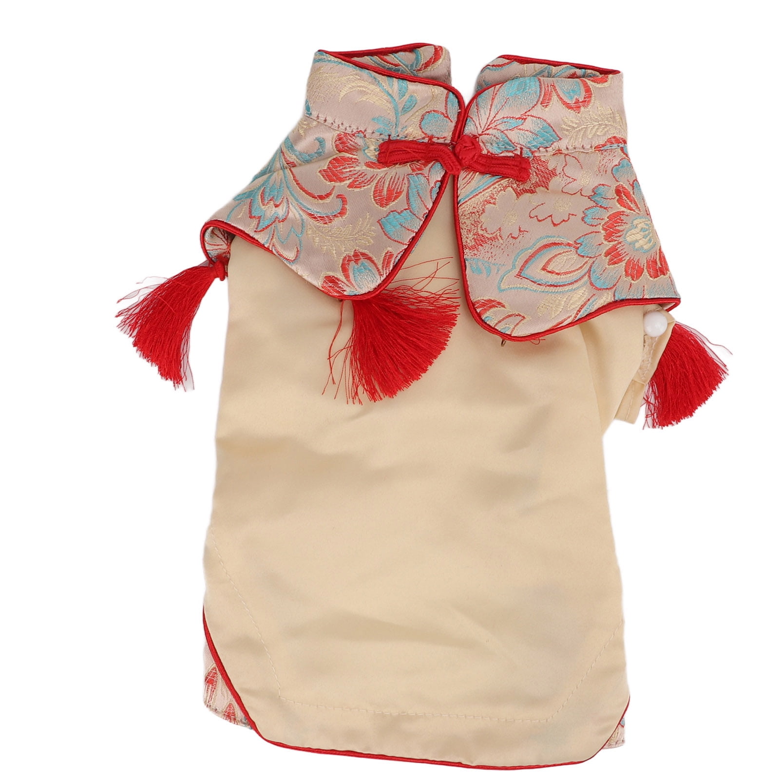 Traje Tang Bling Bling para perro ropa de satén Cheongsam algodón ...