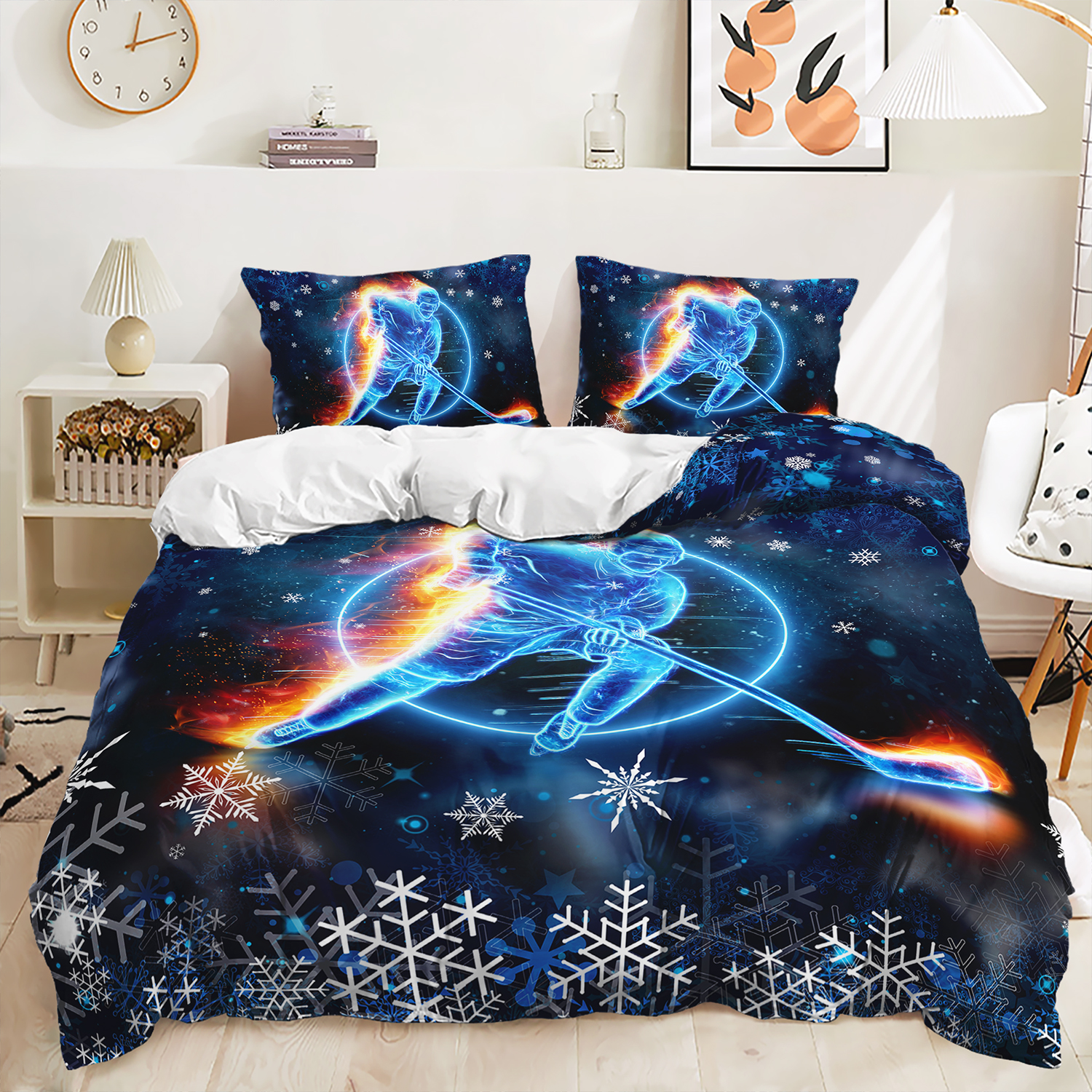 Hosima 3-piece 3D Digital Printed Duvet Cover Full Size Children's And ...