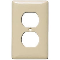 Hubbell NPJ703W Single Receptacle Unbreakable Wall Plate, 2.15 ...