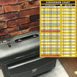 Conversion Chart Sticker Fraction-Decimal to Metric Conversion Chart ...