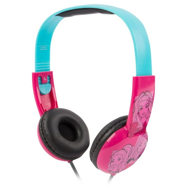 Barbie Kid-Safe Headphones in Blue and Pink - Walmart.com