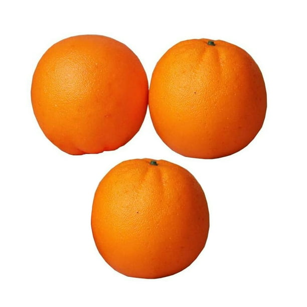 facefd 3pcs Artificial Orange Fruit Simulation Fruit Photography ...