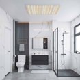 1 Pcs Vintage Striped Fluorescent Light Covers Yellow Khaki Vertical ...