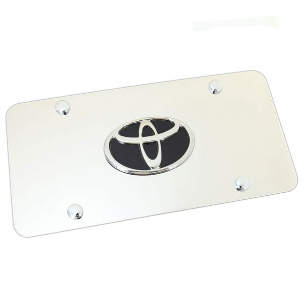 Toyota Logo License Plate (Black) - Walmart.com