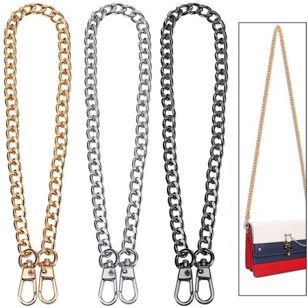 3 Pieces Replacement Purse Chain, Metal Chain Strap, Metal Chain Strap ...