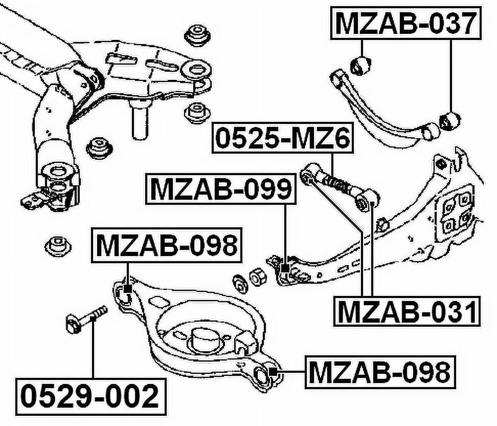 Febest CAMBER ADJUSTING ECCENTRIC BOLT # 0529-002 OEM KD35 Febest CAMBER ADJUSTING ECCENTRIC BOLT # 0529-002 OEM KD35