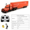 Vokodo RC Semi Truck & Trailer, 2.4Ghz, 1:16 Scale, Rechargeable, RC ...