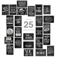 Retro Chalkboard Motivational Quote Postcards / 25 Decorative Postcards ...