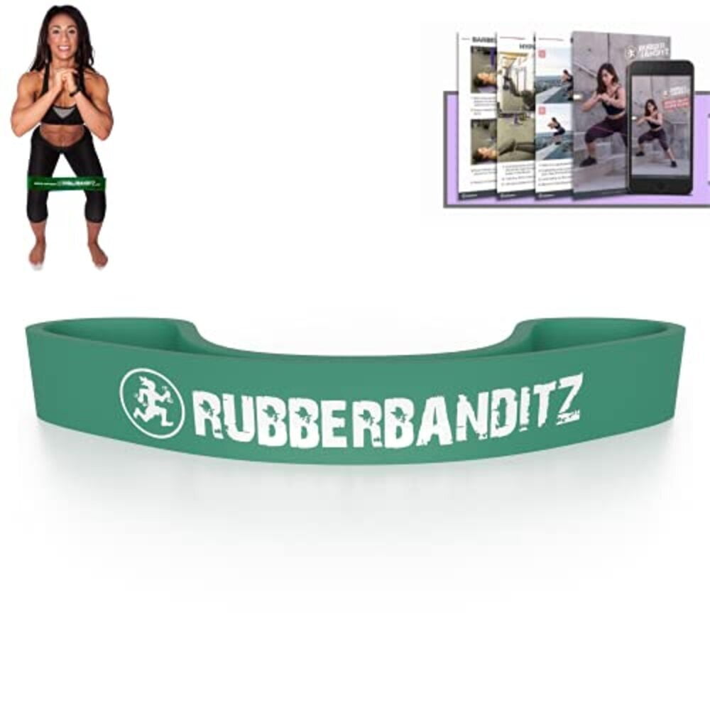 Rubberbanditz 12 in Power Rehab/Recovery Band - #5 Green - 50-120lb (23 ...