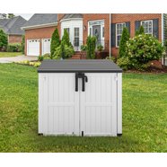 Suncast Extra Large 106 Cubic ft Vertical Outdoor Resin Storage Shed ...