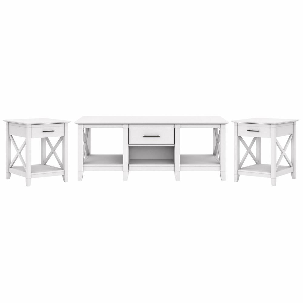 Click here for Bush Furniture Key West Coffee Table With Set Of 2... prices