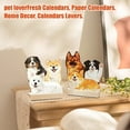 2026 Cute 3D Puppy Calendar with Stand, Adorable Pet Themed Desktop ...