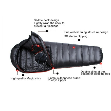 Mymisisa Mummy Style Sleep Bag Warm Portable Sleeping Bag Ultralight ...