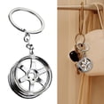 ANXPTIME Elegant Keychain Car Wheel Shape Key Hanging Ornament Zinc ...