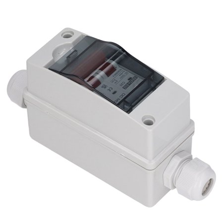 Circuit Disconnect Switch, DC 1000V 20A Transparent Cover 2P Circuit ...