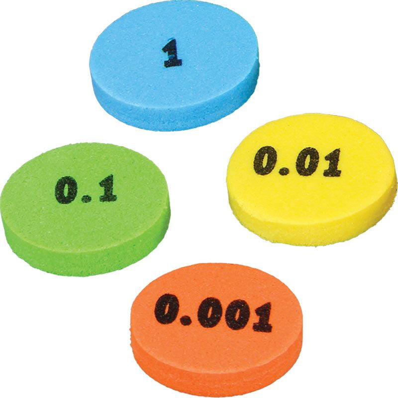 Decimal Place Value Foam Tokens - Walmart.com Decimal Place Value Foam Tokens - Walmart.com