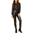 Allegra K Women's Sequin Sparkle Zipper Cropped Bomber Jacket - Walmart.com