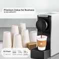 [50 Pack] 12 oz Disposable Paper Coffee Cups with Lids, Sleeves, and ...
