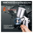 F-75 Spray Gun 1.5mm Nozzle with Cup Silver Handle Adjustable Color ...