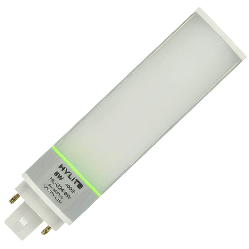 HyLite 00122 - HL-G24-8W-40K LED 4 Pin Base CFL Replacements - Walmart.com