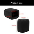 Upgrades Thick Mics Windscreen Square Wind Screen Microphone Cover for ...