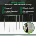 "Easy-Install Dig Defence 10-Pack Large Animal Barrier, Galvanized ...