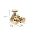 RENACLIPY Top Post Brass Battery Terminal Connector with Safety Design ...